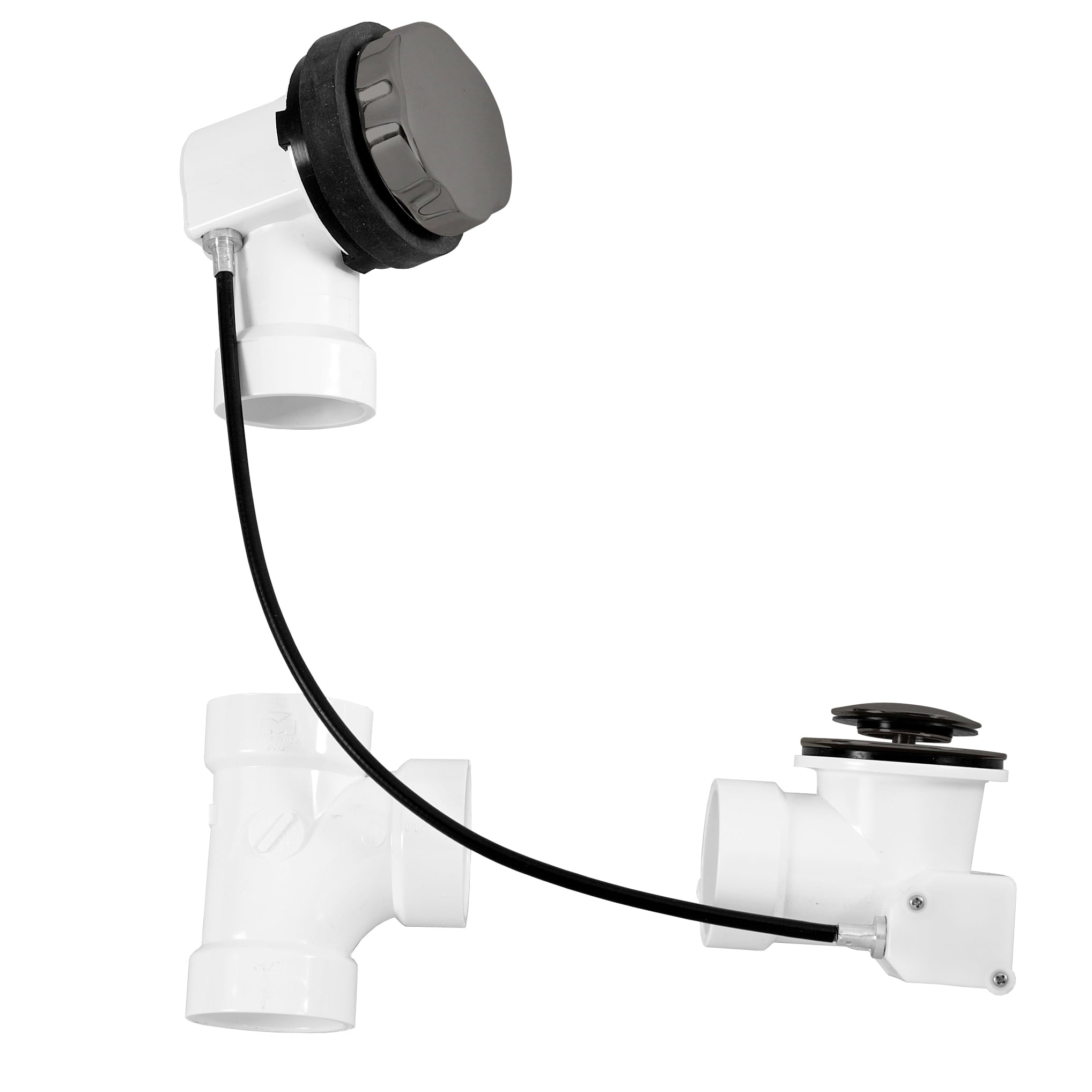 Westbrass D50P27-12 27" Cable Drive Standard Bath Drain Trim Kit with ...