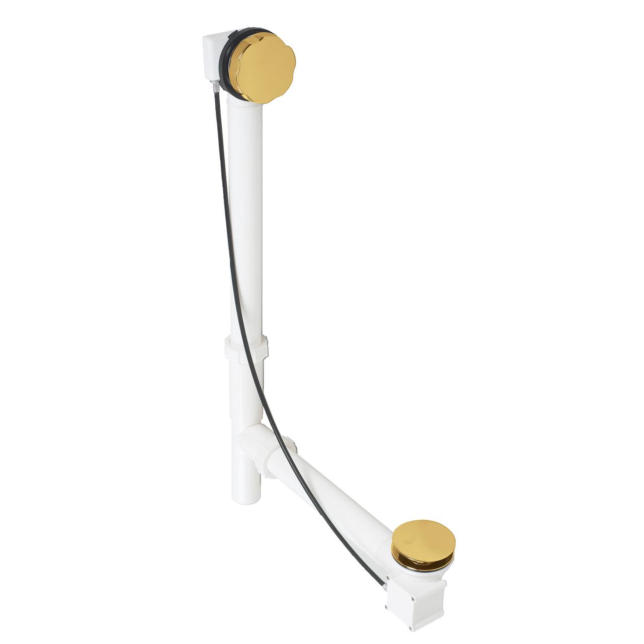 Westbrass D50P27TLE-01 27" Cable Drive Standard Bath Drain Trim Kit ...