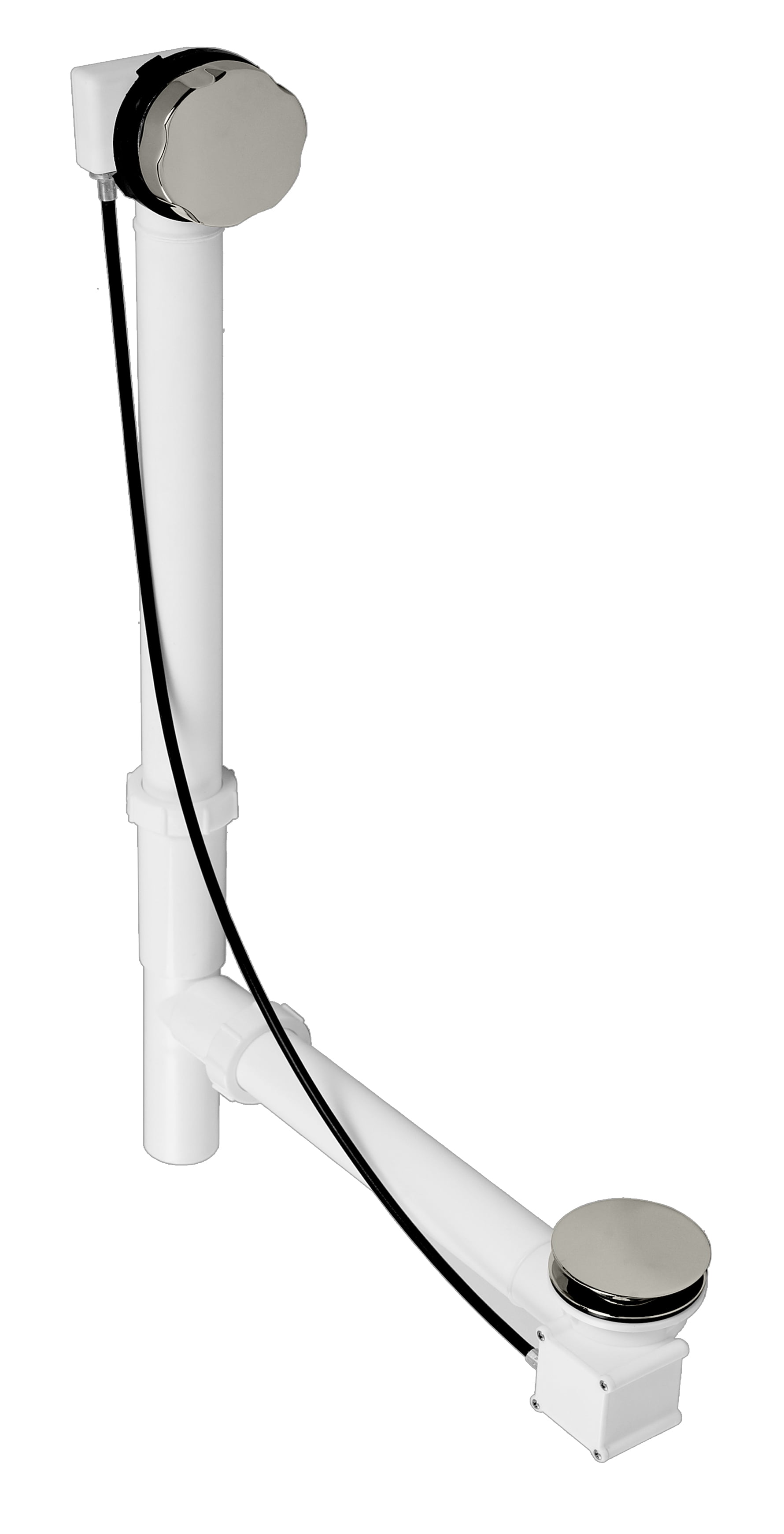 Westbrass D50P35TLE-26 35" Cable Drive Standard Bath Drain Trim Kit ...