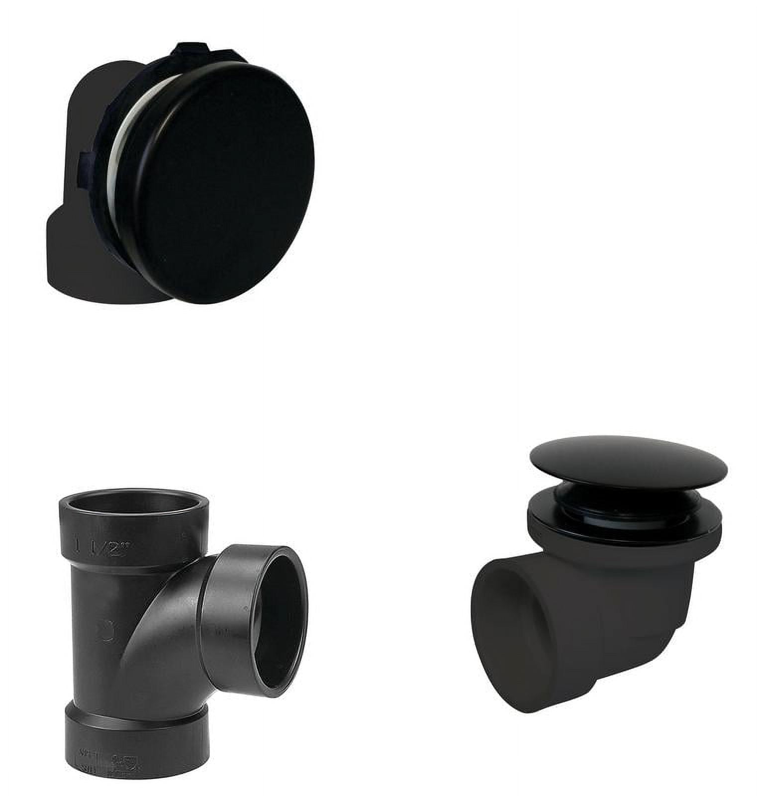 Westbrass Bathtub Assembly with Tip-Toe Drain, Illusionary Overflow and ...