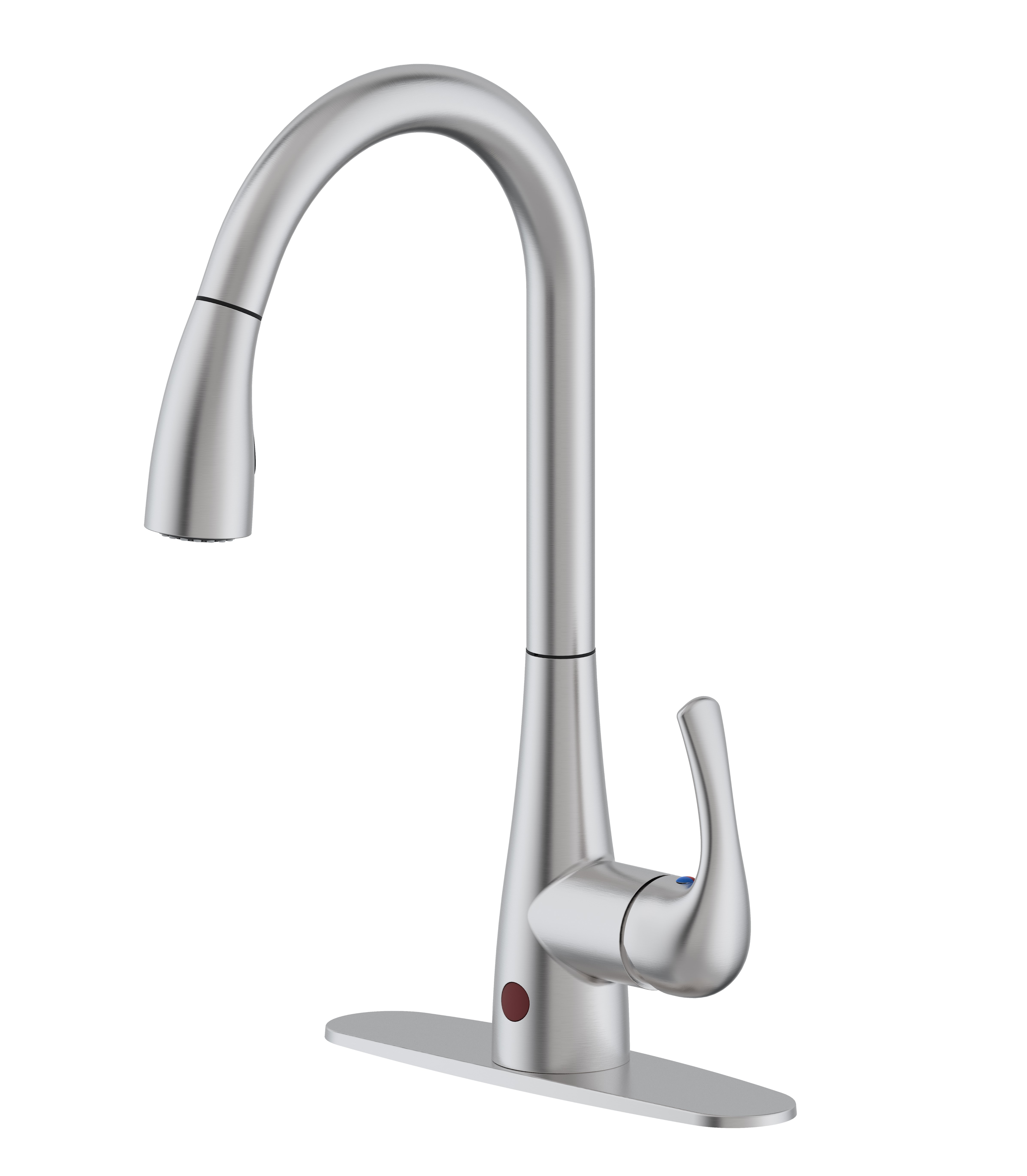 Westbrass KA03A-20 Dual Sensor-Touchless Motion Control Kitchen Faucet ...
