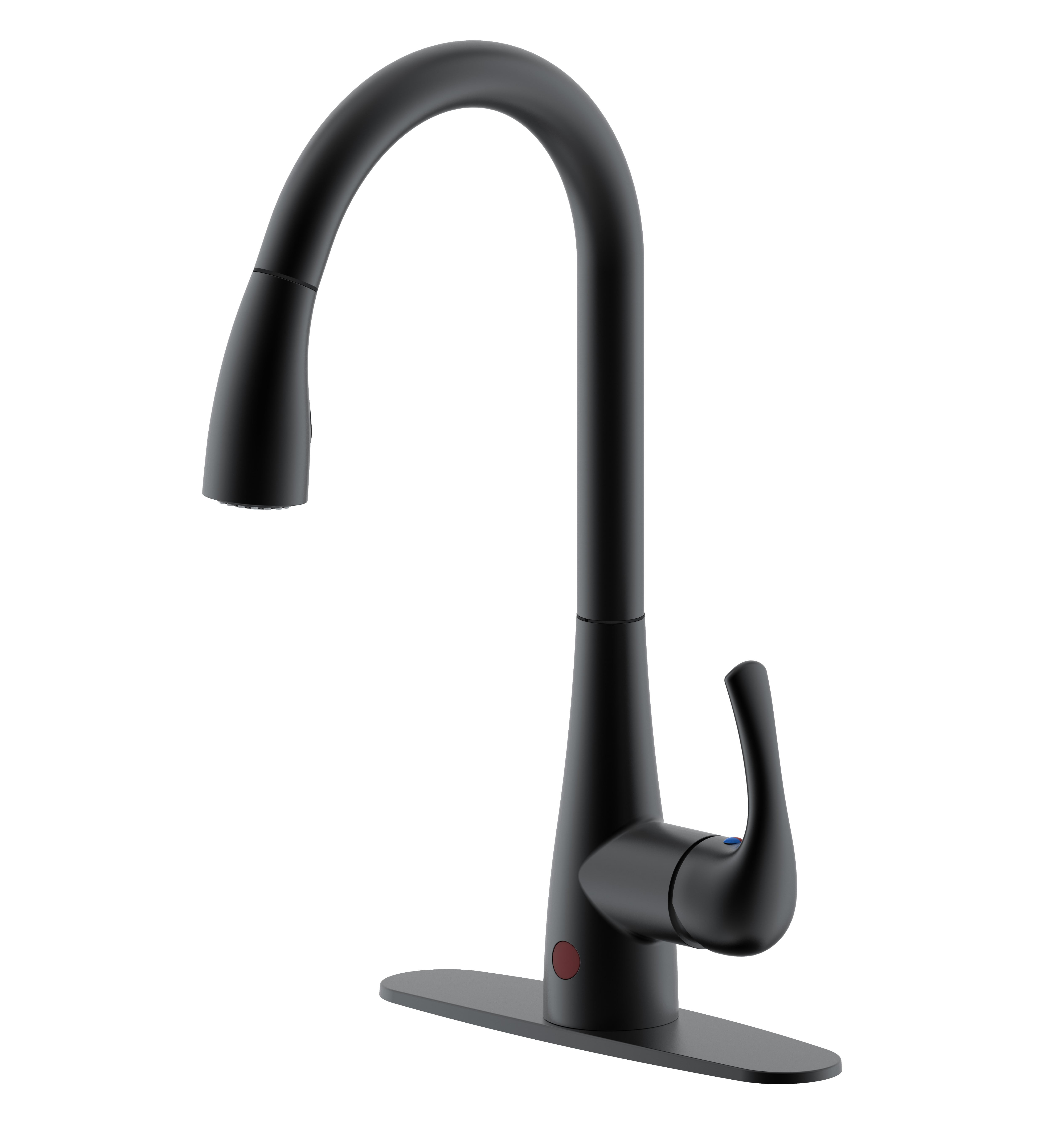 Westbrass KA03A-62 Dual Sensor-Touchless Motion Control Kitchen Faucet ...