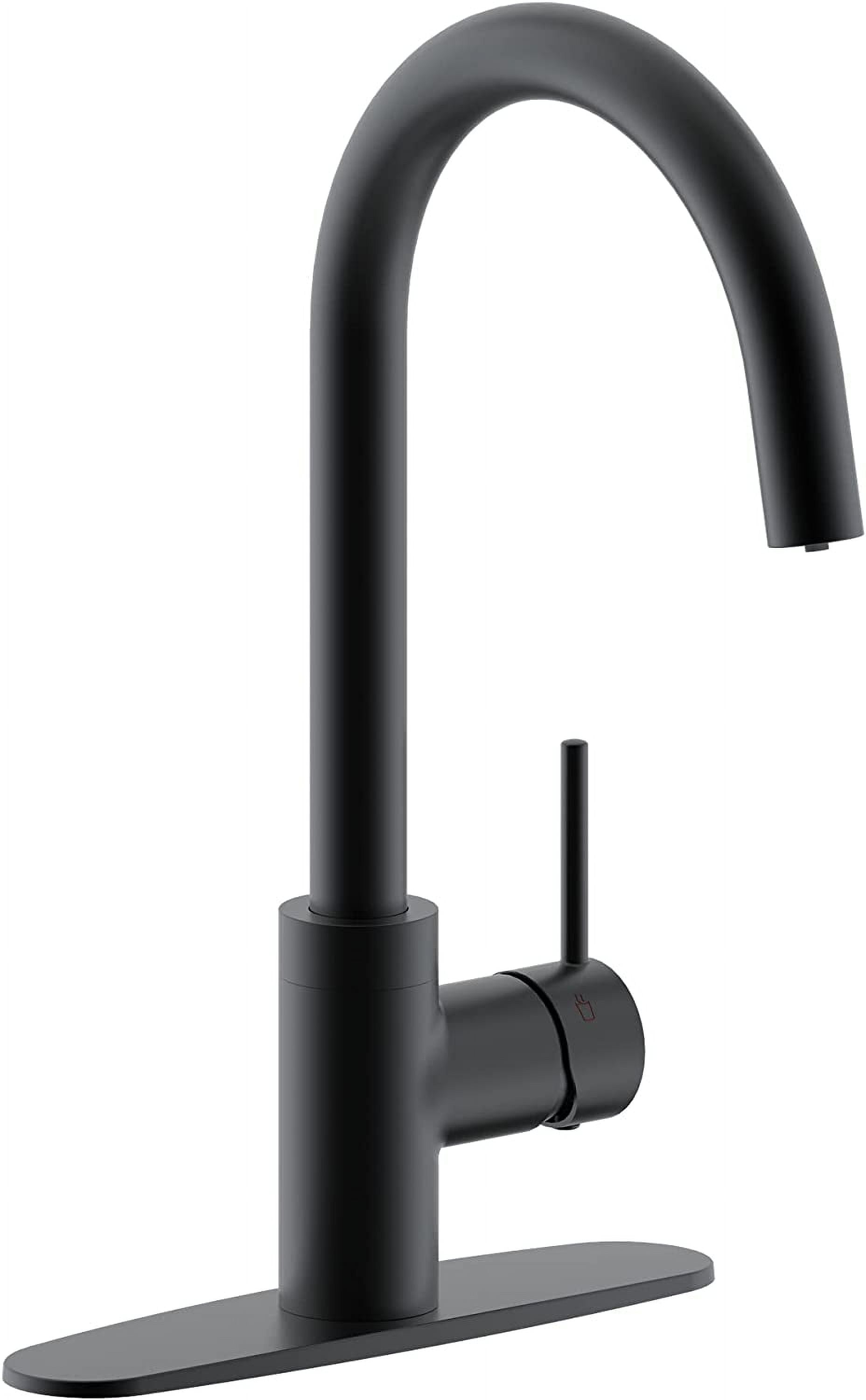Westbrass KH31B-62 HotMaster 3 in 1 Single Handle Dual Waterway Kitchen ...