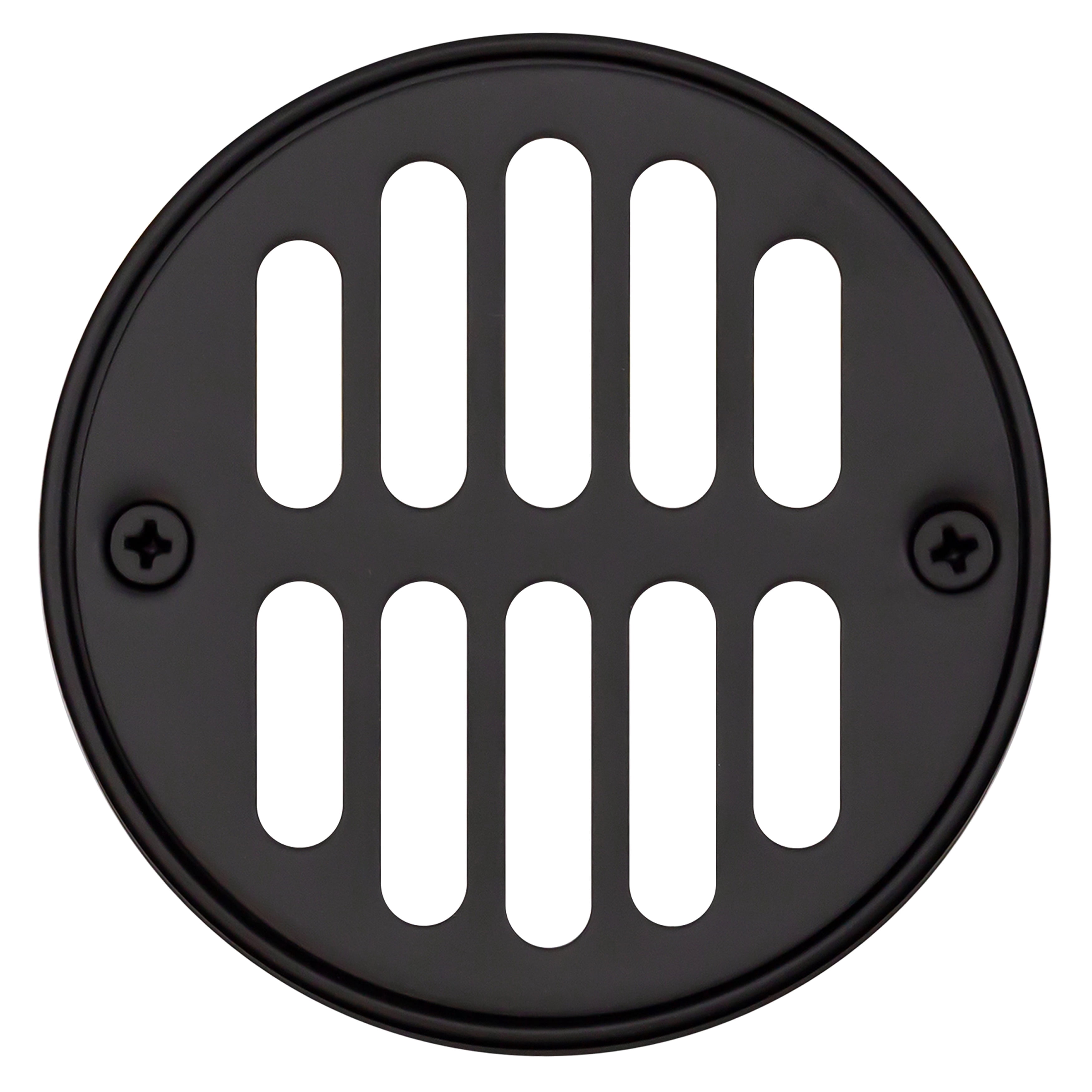 Westbrass Round Brass Shower Strainer Drain Cover with Crown Ring ...