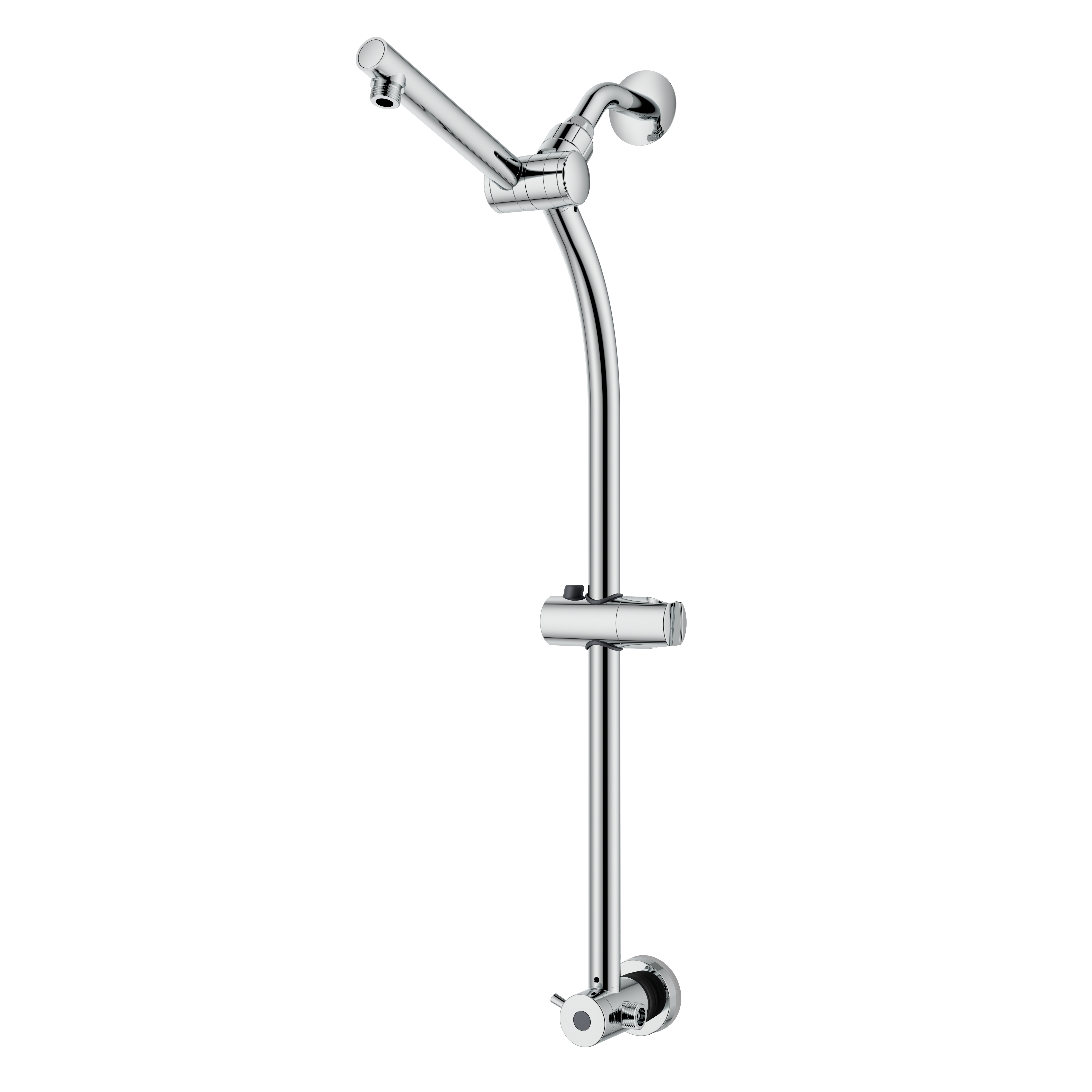 Westbrass SB1520-26 Drill-Free 21" Adjustable Height Shower Head and ...