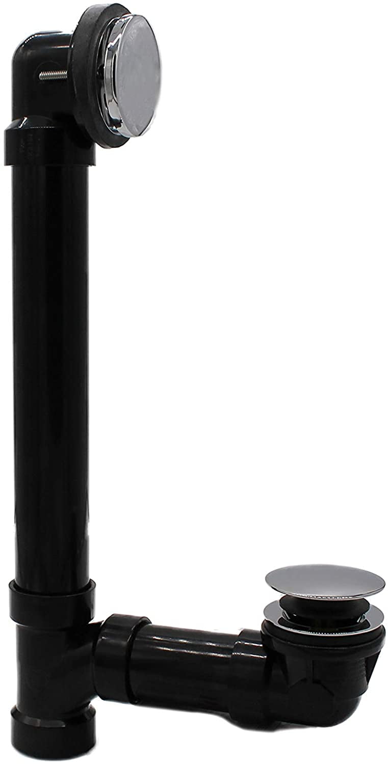 Westbrass Sch. 40 ABS Bathtub Drainage System with Tip-Toe Drain and No ...