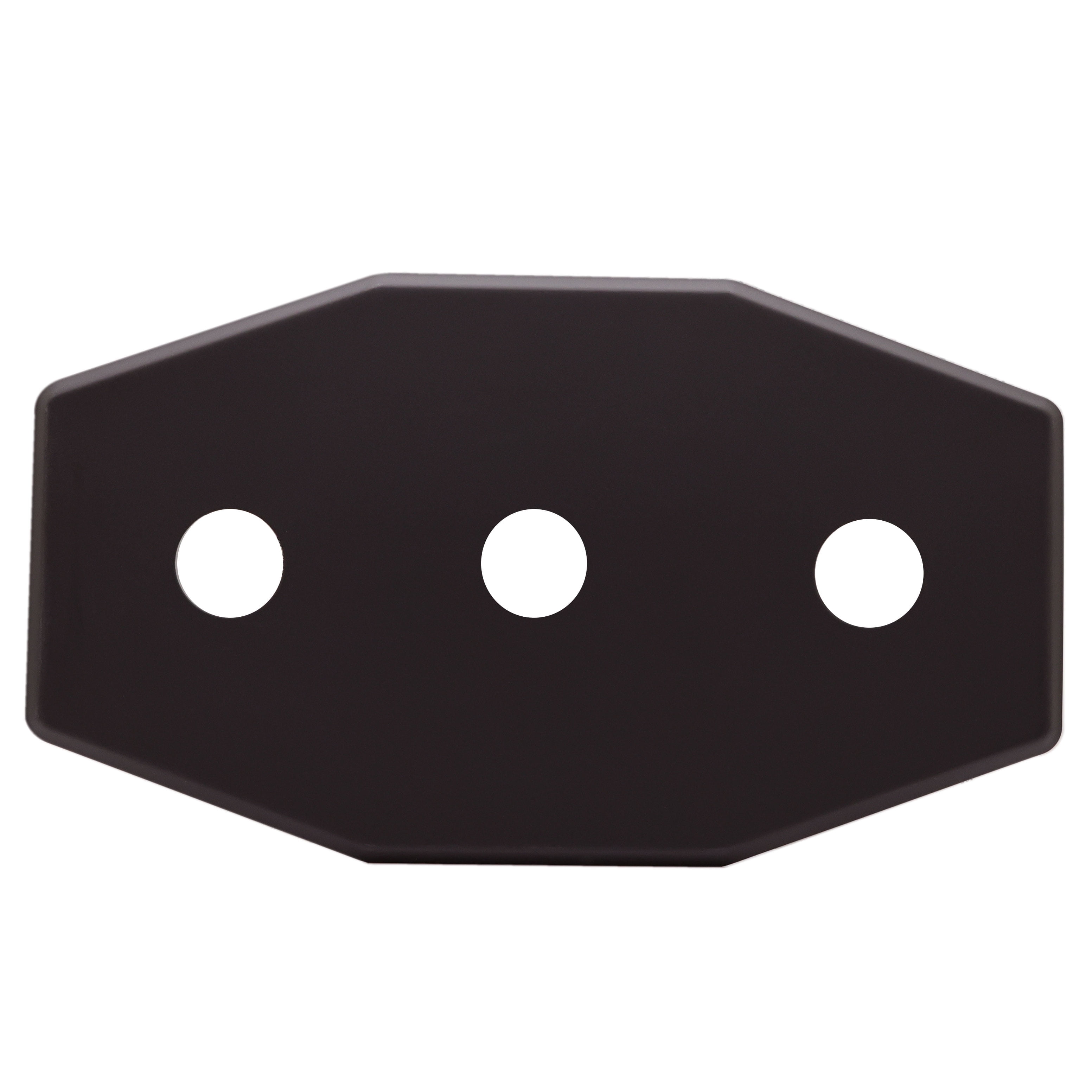 Westbrass Three-Hole Remodel Cover Plate for Bathtub and Shower Valves ...
