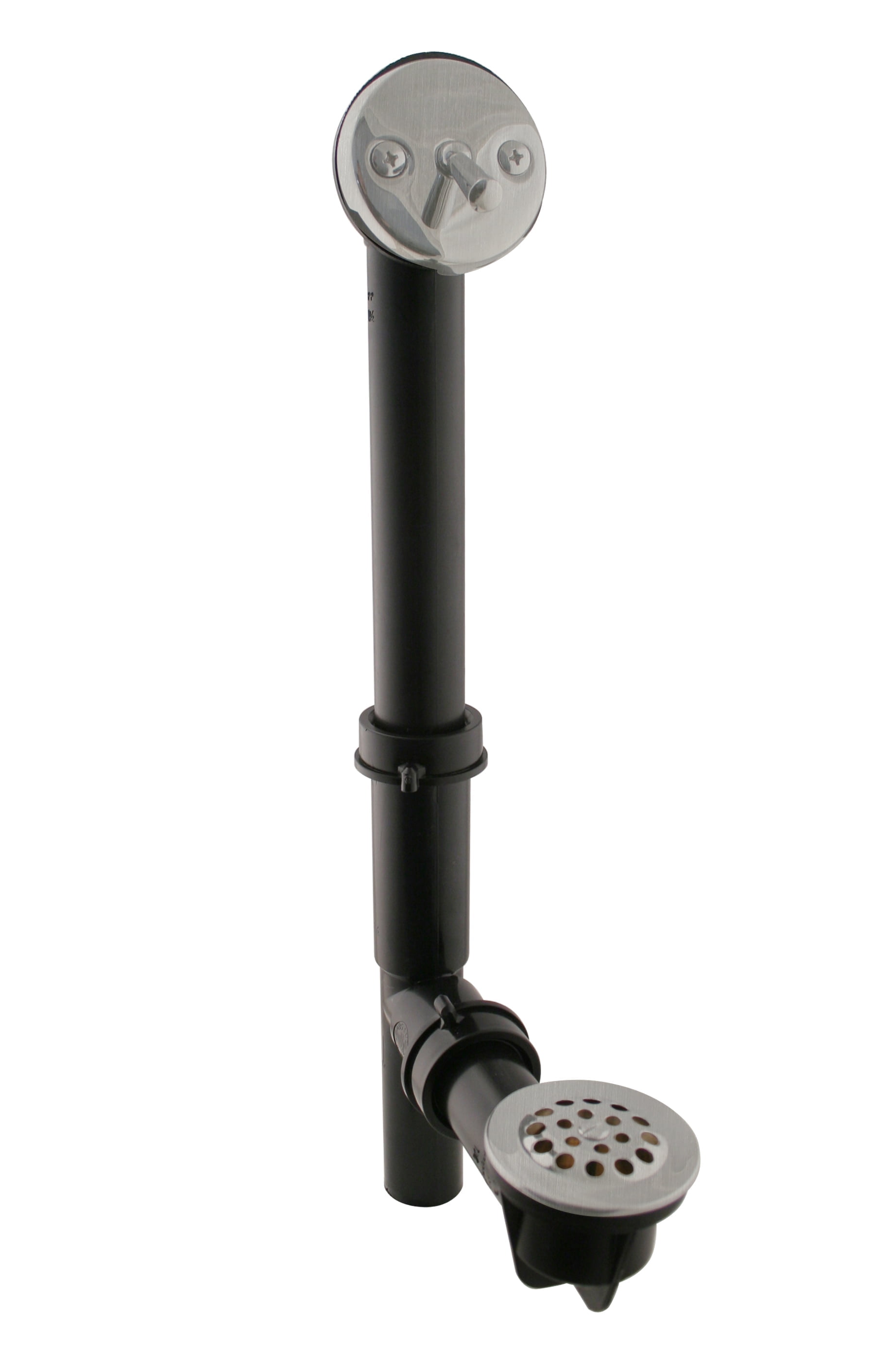 Westbrass Bathtub Waste & Overflow Assembly with Trip Lever and Beehive ...