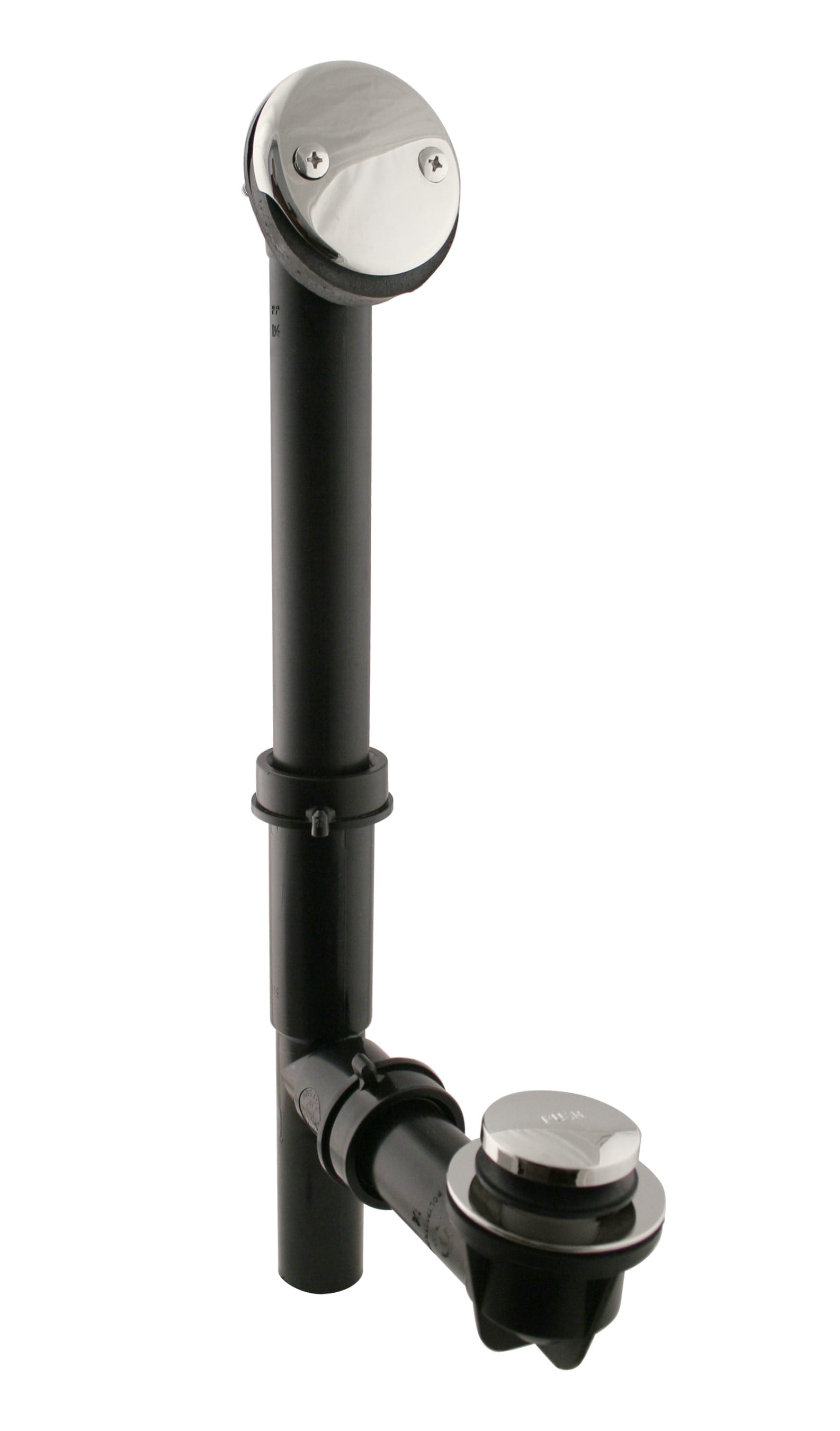 Westbrass 14" Bathtub Waste Assembly with Tip-Toe Drain and Two-Hole ...