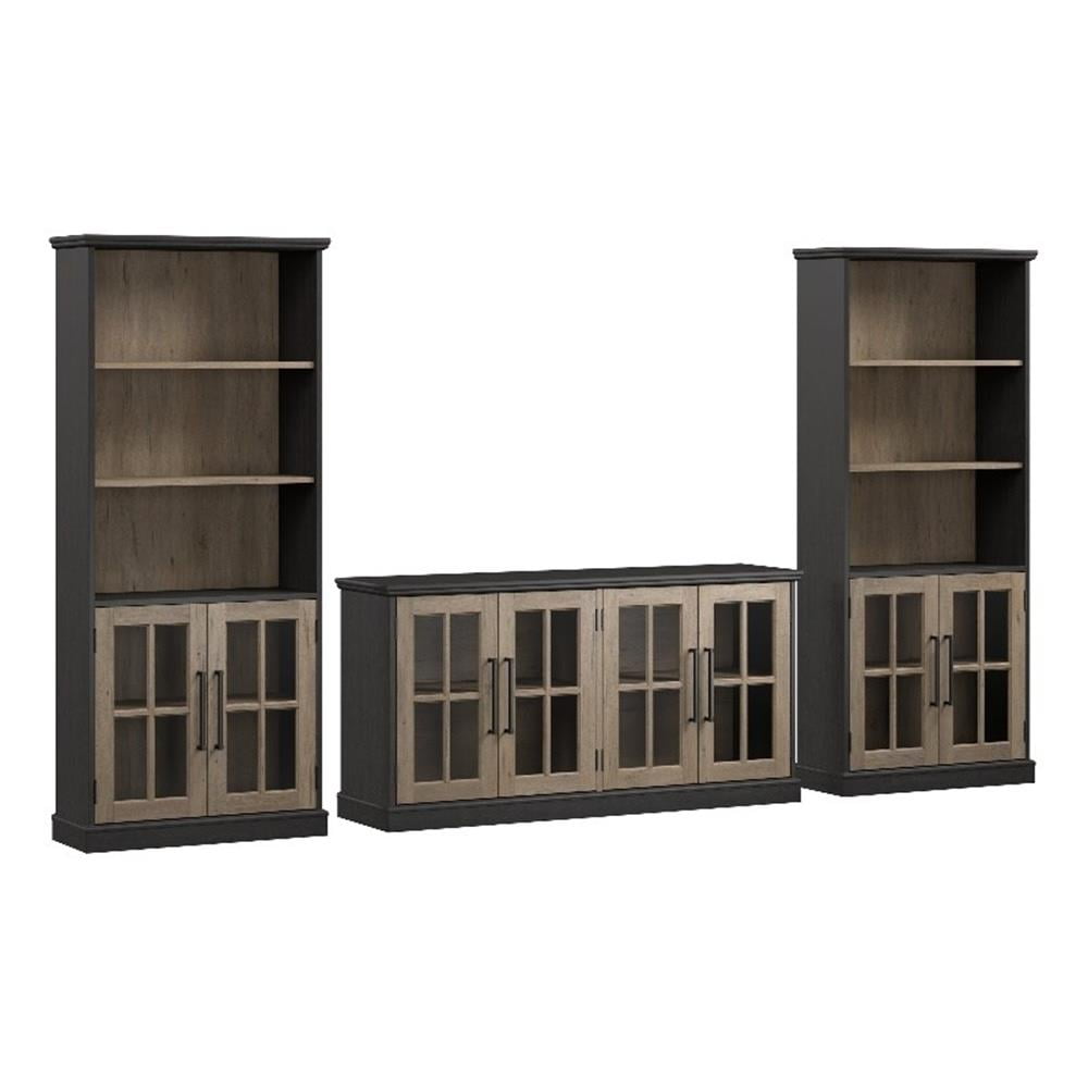 Westbrook 60W TV Stand for 75 Inch TV with Bookcases by Bush Furniture ...