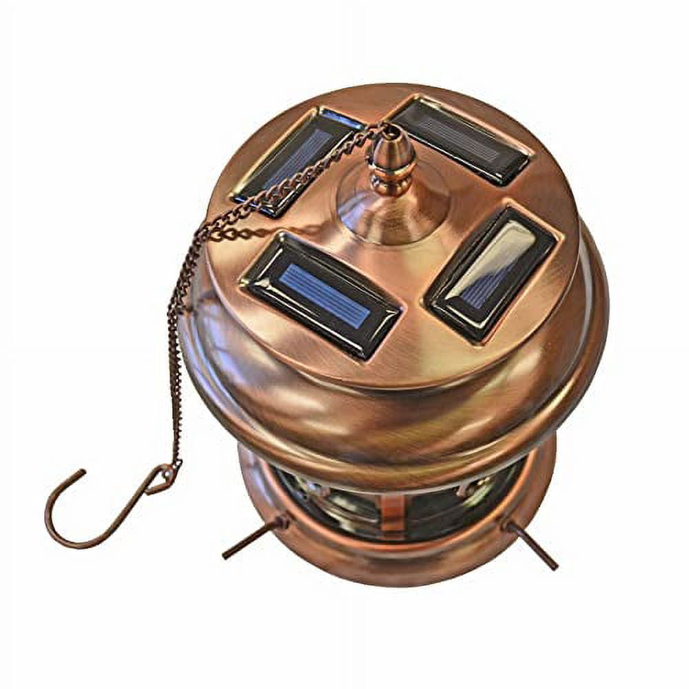 Westcharm Solar Bird Feeder for Outside Hanging | Garden Solar Powered ...