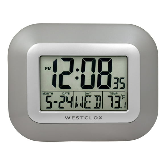 Digital Wall Clock Seconds