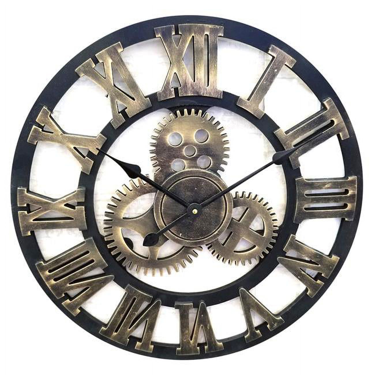 Westclox 20 x 20 in. Plastic Indoor Novelty Analog Wall Clock, Black ...