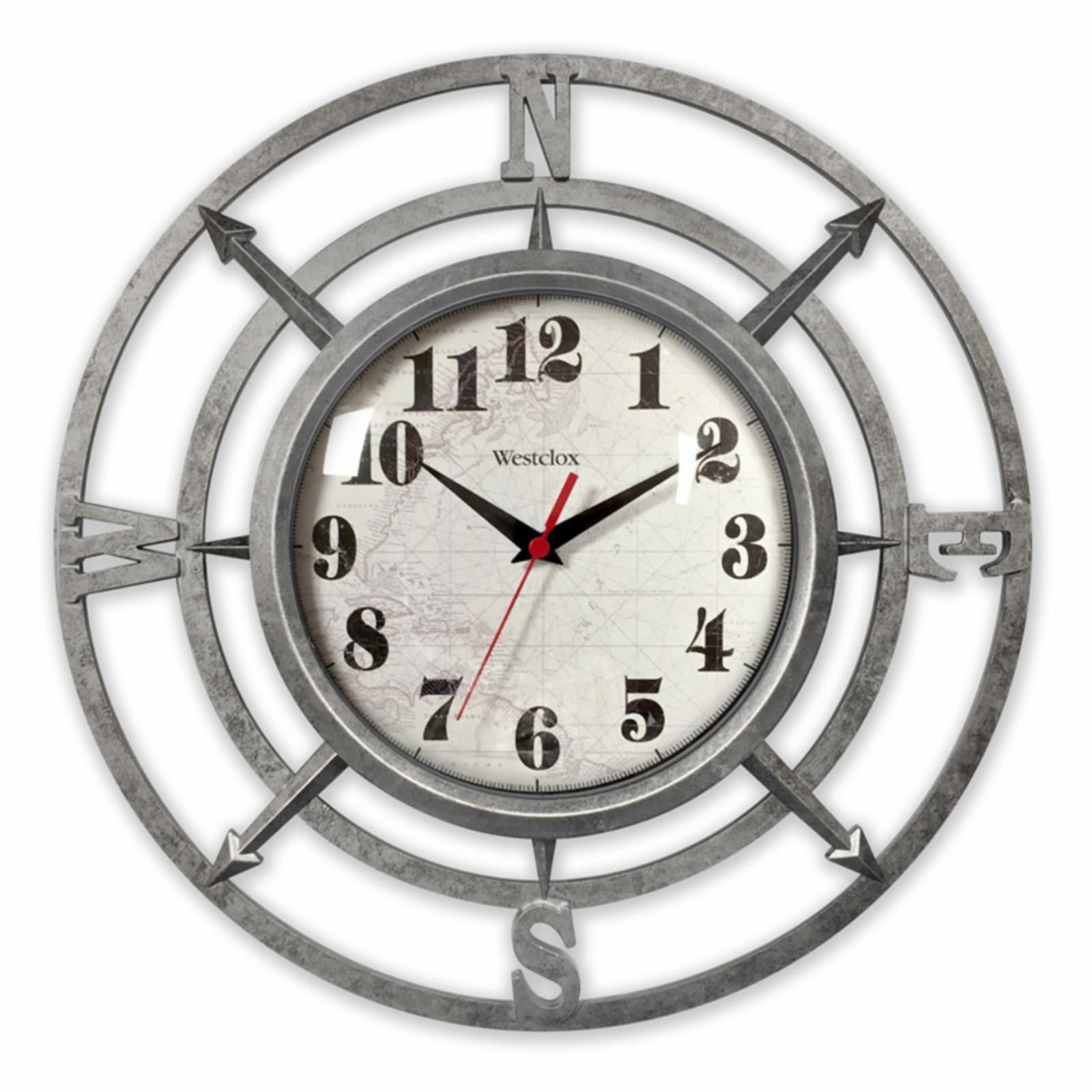 Westclox 32021c 14" Round Compass Wall Clock - Walmart.com