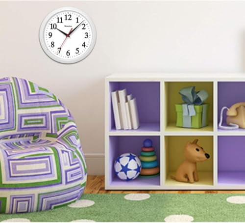 Westclox 461761 Basic Wall Clock, 10", White - Walmart.com