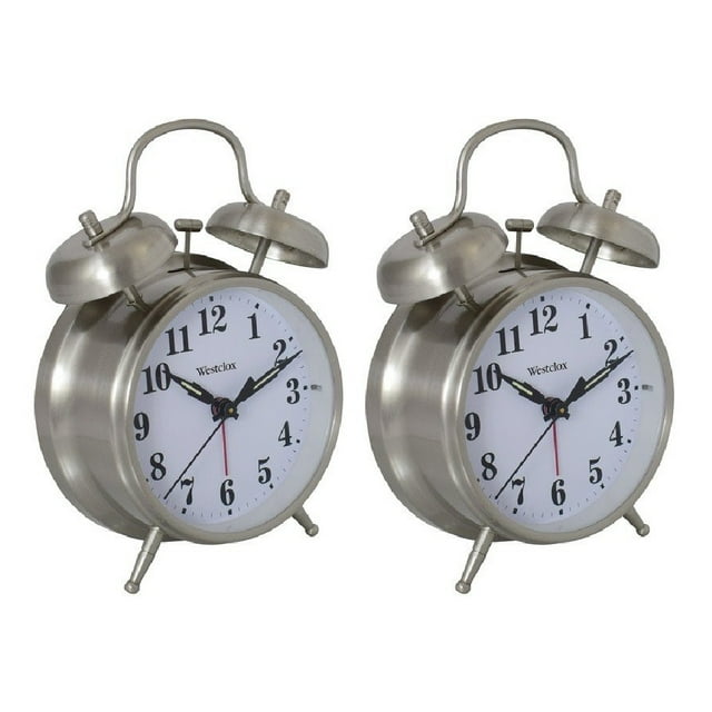 Westclox Big Ben Twin Bell Alarm Clock Quartz Analog Dial Light 70010A ...