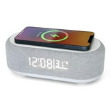 Westclox Digital Alarm Clock with Wireless Charging, Night Light, and ...