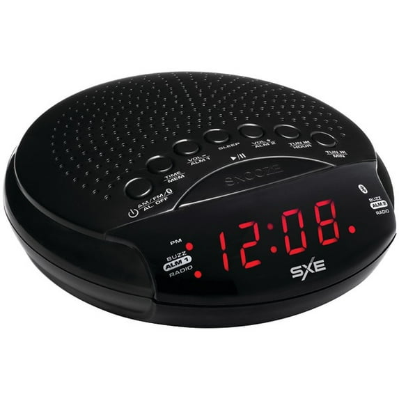 Westclox SXE86000 Bluetooth Speaker Alarm Clock Radio - Walmart.com