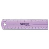 Westcott 12" Flexible Plastic Metric Ruler in Jewel Colors - Walmart.com