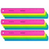 Westcott 12" Shatterproof Ruler with Anti-Microbial, Assorted ...
