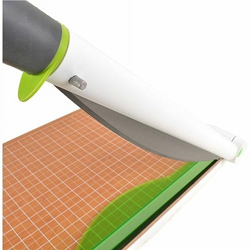 Westcott 16874 ‎15-Inch CarboTitanium Wood Base Guillotine Paper Cutter ...