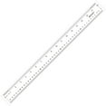 Westcott-2PK Clear Flexible Acrylic Ruler, Standard/Metric, 18" Long ...