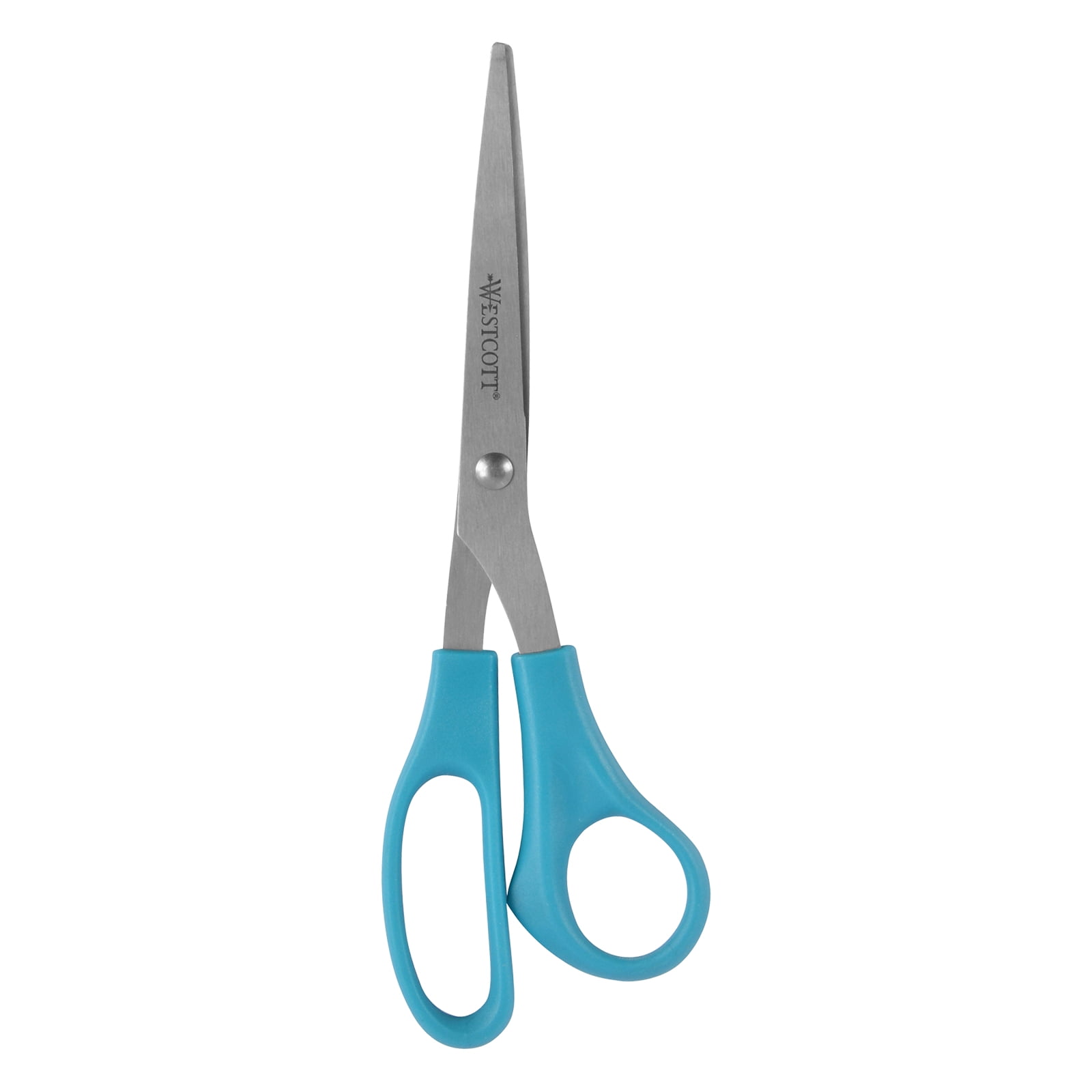 Westcott 8 inch All Purpose Scissors, Straight, Teal - Walmart.com