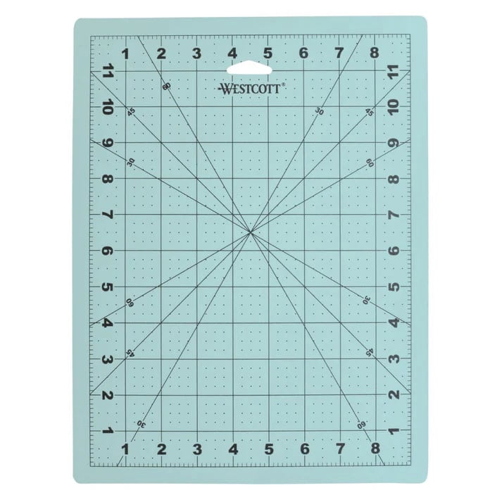 Westcott 9 X 12in Self-Healing Craft Cutting Mat with Grid for Sewing ...
