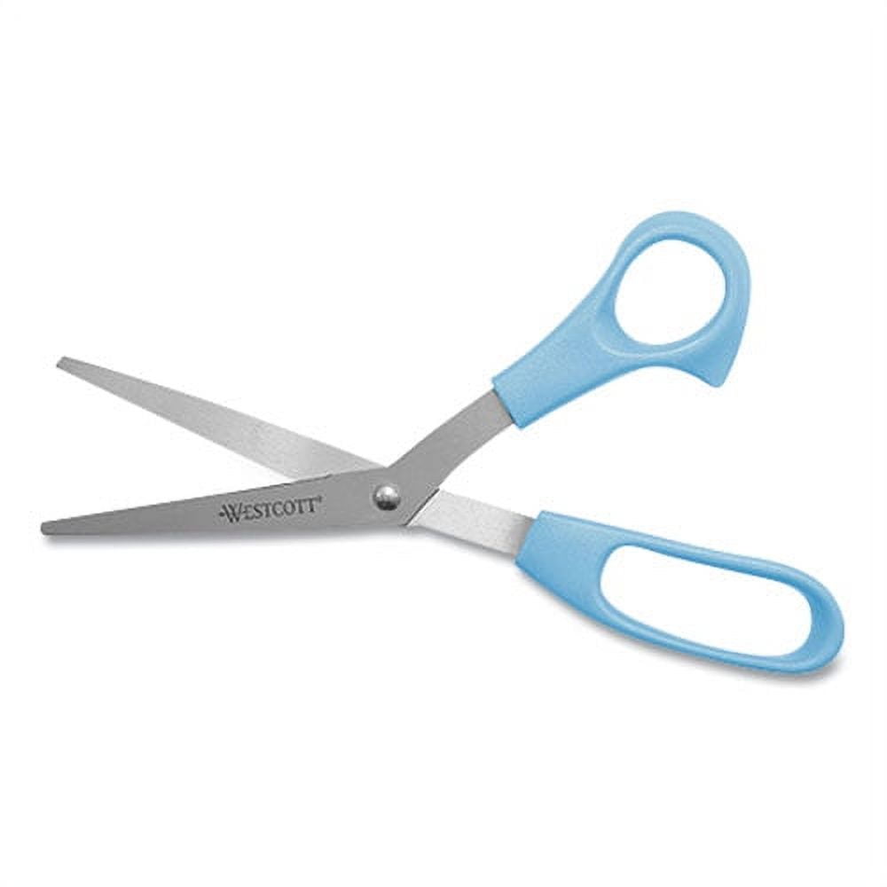 Westcott ALL PURPOSE VALUE STAINLESS STEEL SCISSORS THREE PACK, 8" LONG ...
