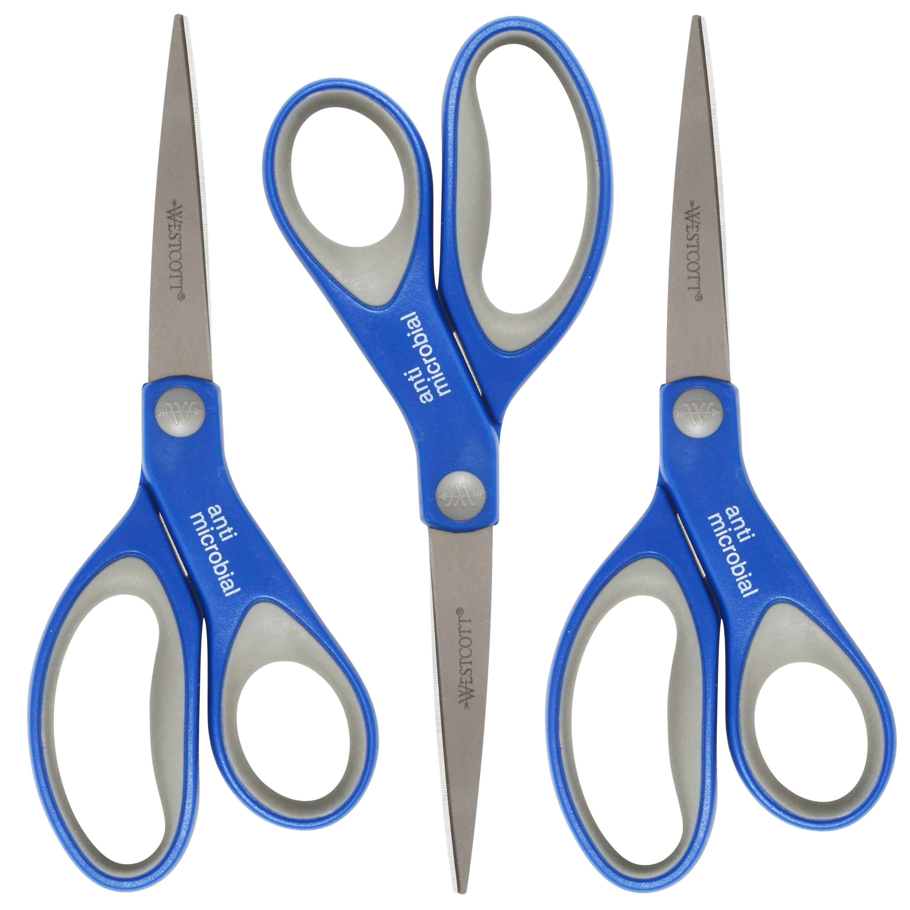 Westcott Anti-Microbial Soft Handle Scissors, 8", for Office, High ...