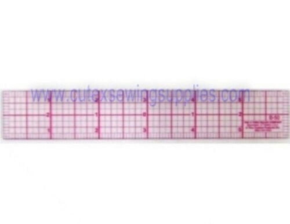 Westcott C-Thru 6" Clear Plastic Graph Beveled Ruler #B-50 - Walmart.com