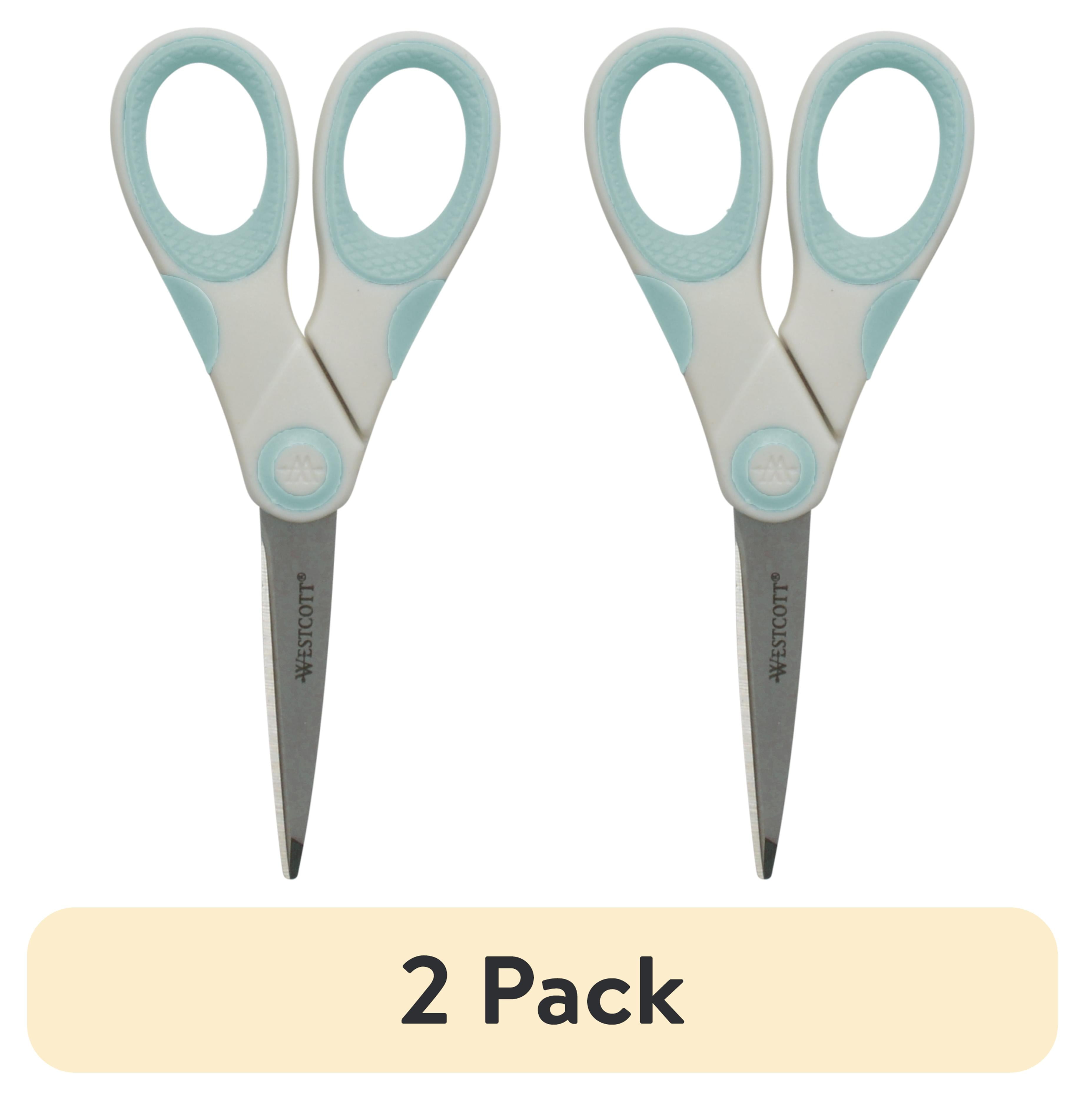 (2 pack) Westcott Carbo Titanium, Non-Stick Scissors, 5", for Craft ...