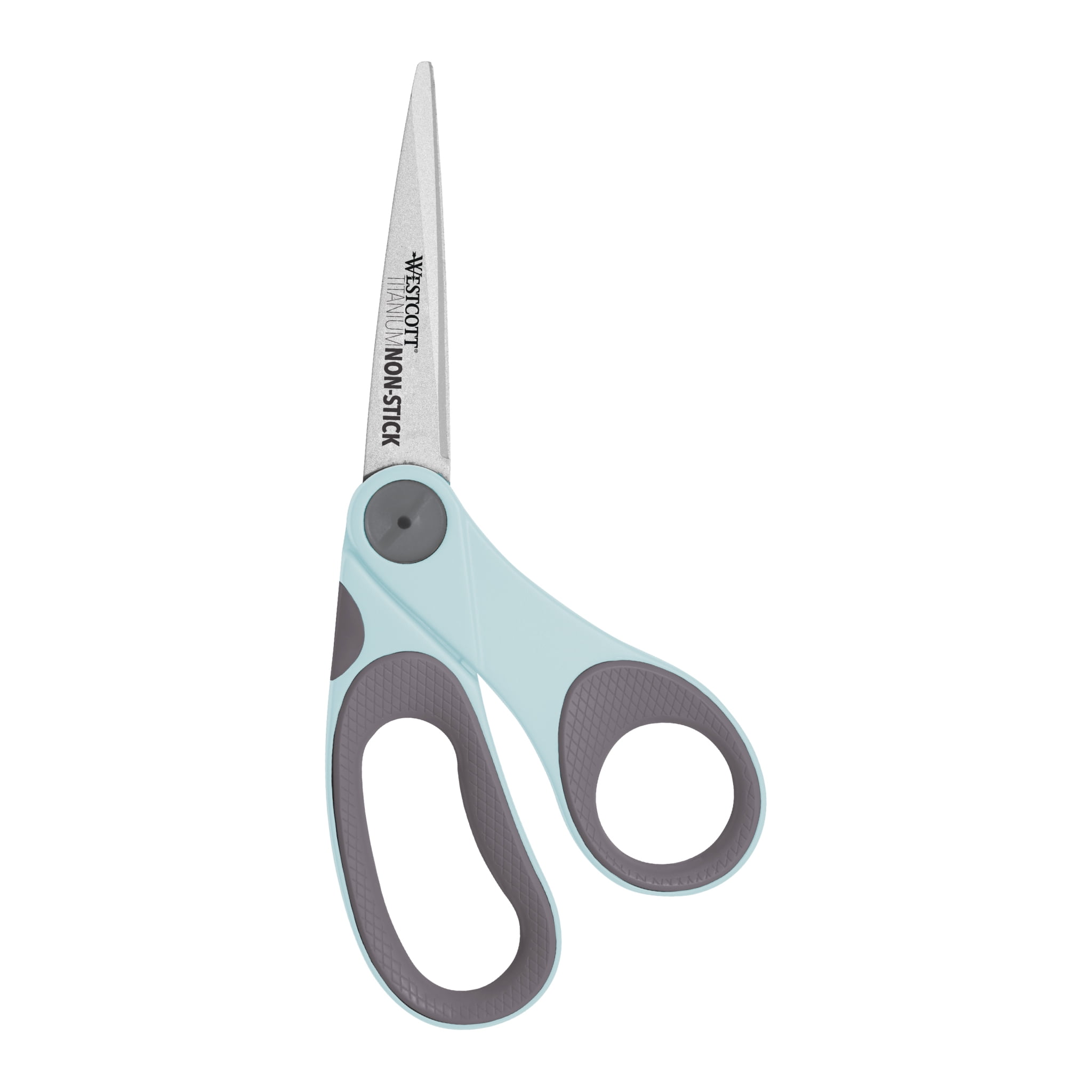Westcott Crafting Scissors, 8", Non-Stick, Titanium Bonded, Bent ...