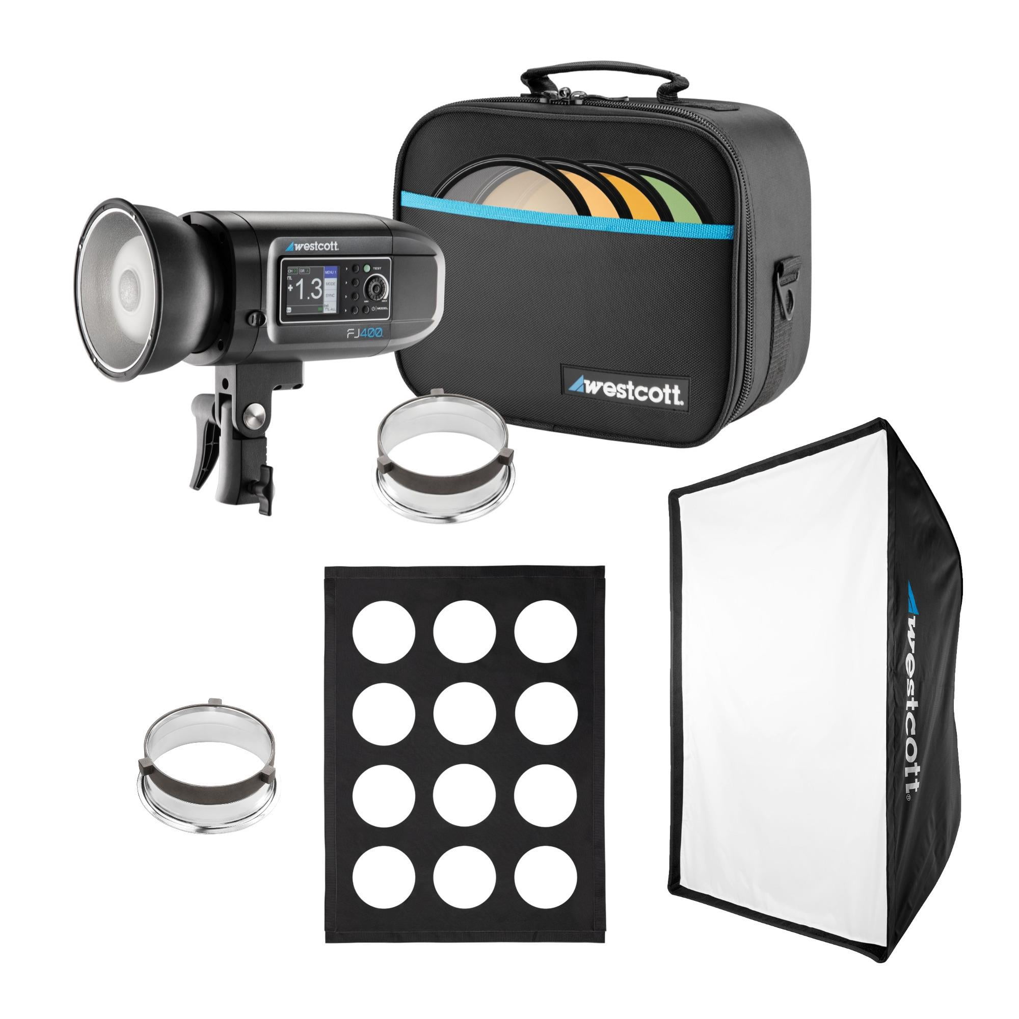 Westcott FJ400 400WS Black Strobe with Rectangular Softbox, System Mods ...