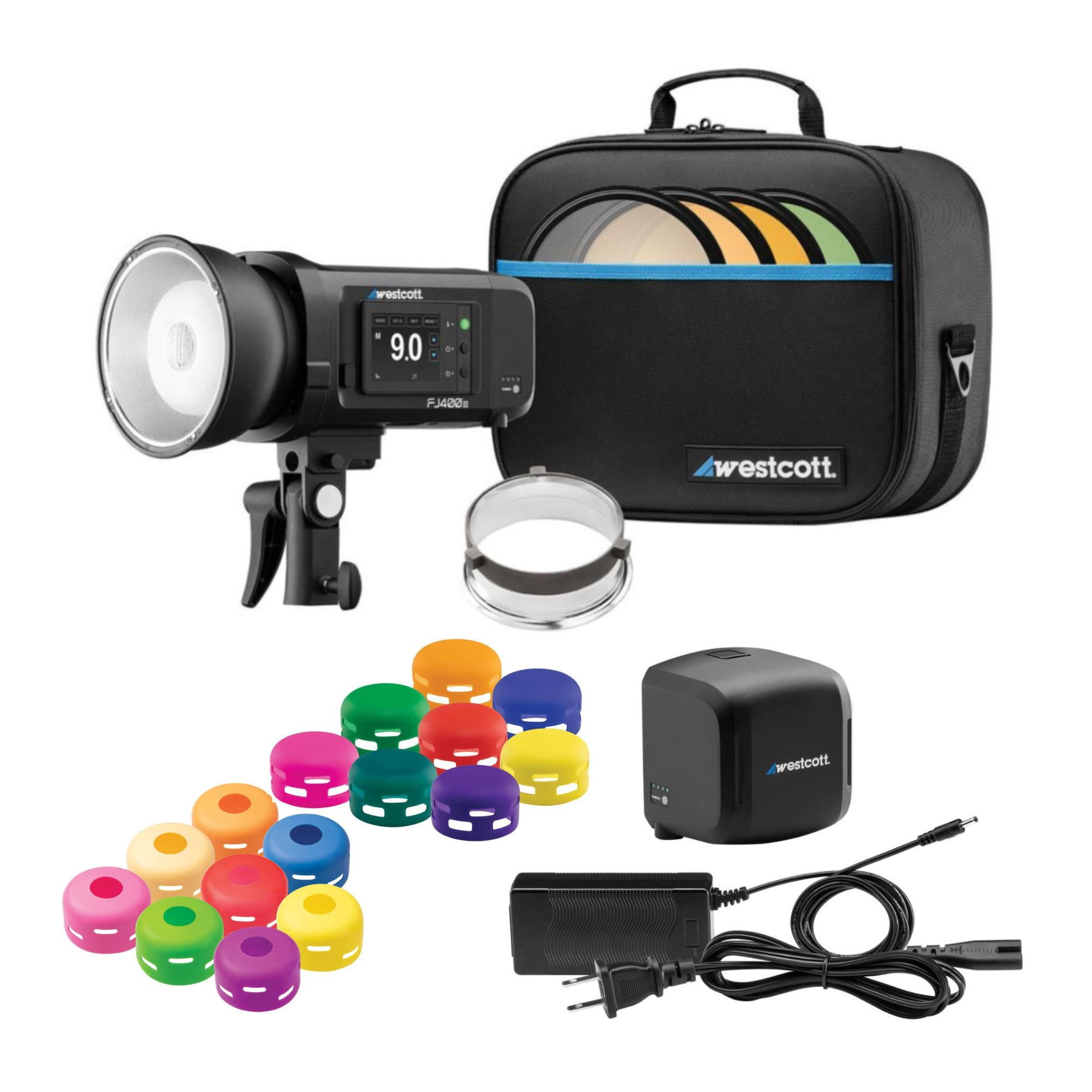 Westcott FJ400 II 400Ws Touchscreen Strobe Bundle with AC and DC ...