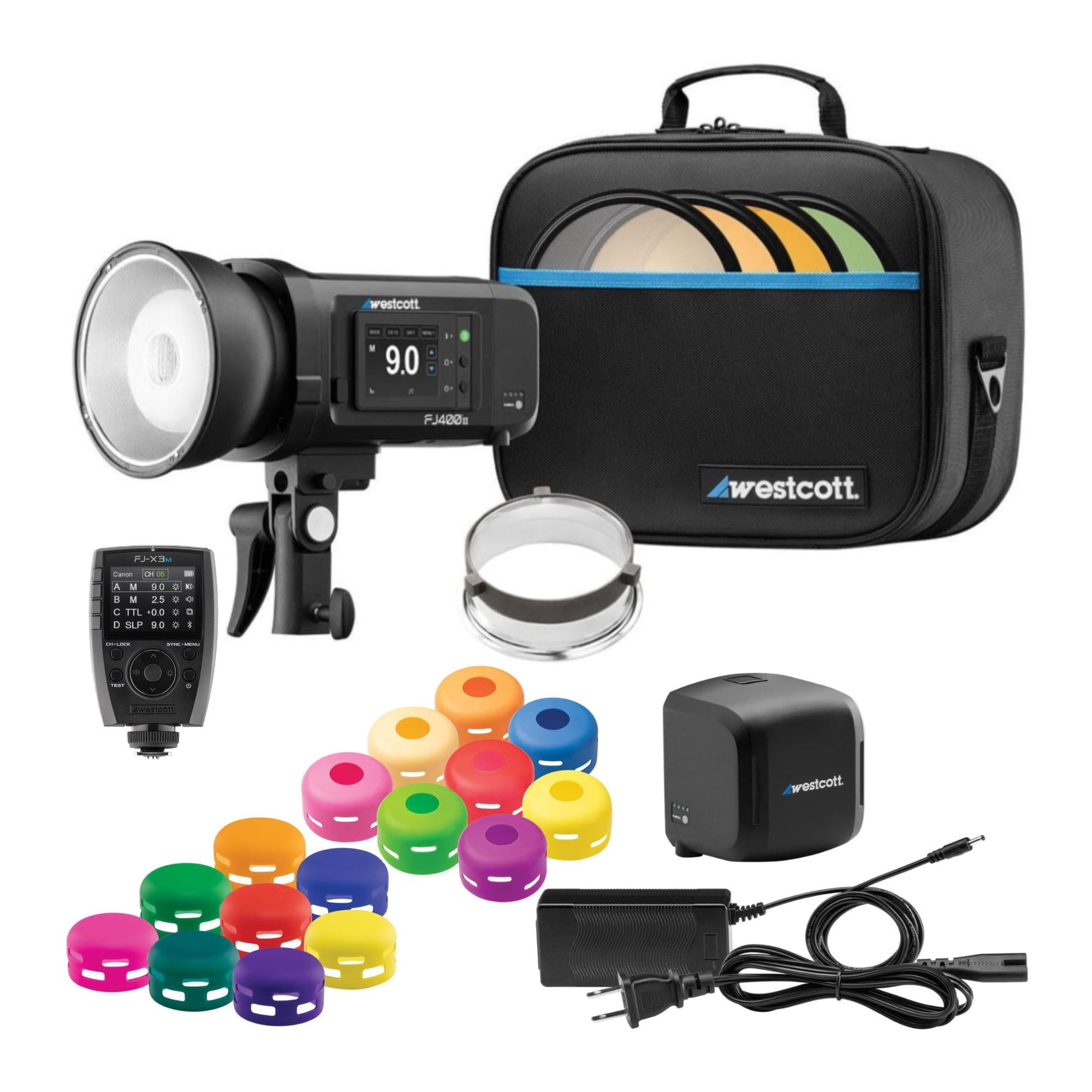 Westcott FJ400 II 400Ws Touchscreen Strobe Bundle with AC and DC ...