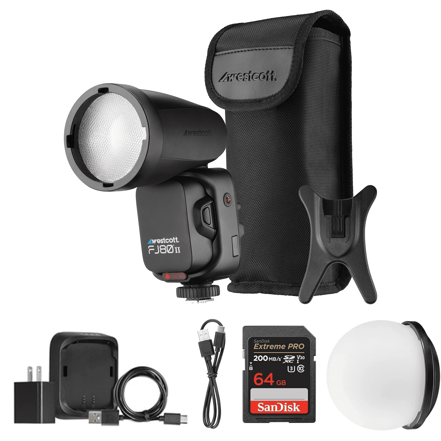 Westcott FJ80 II M Universal Touchscreen 80Ws Speedlight with Multi ...