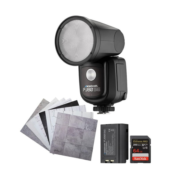 Westcott FJ80-SE S 80Ws Speedlight for Sony Cameras with Extra Battery ...