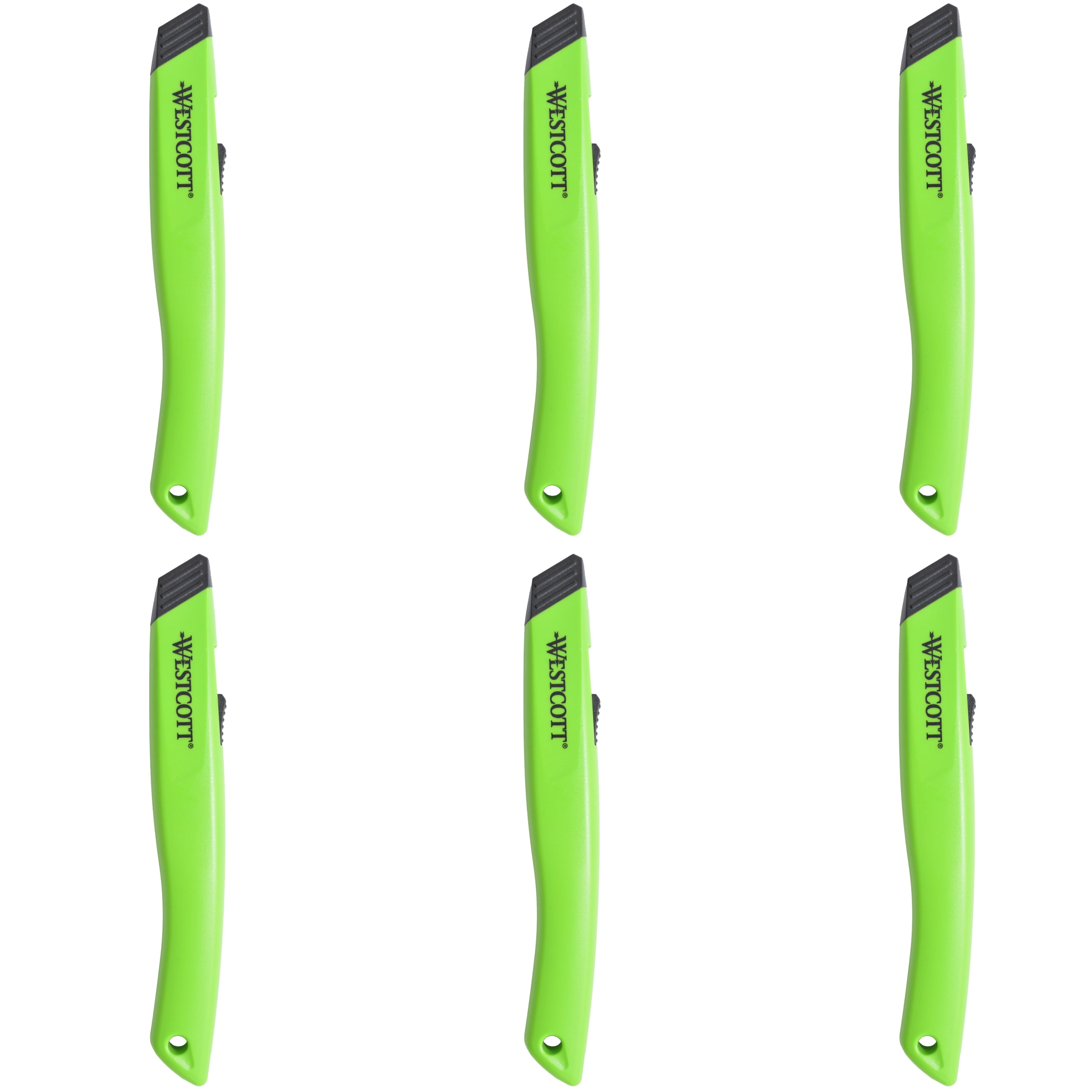 Westcott Full Size Auto Retractable Ceramic Utility Box Cutter, Pack of ...