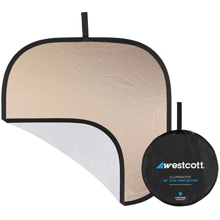 Westcott Illuminator Collapsible 2-in-1 Sunlight/White Bounce 42 ...