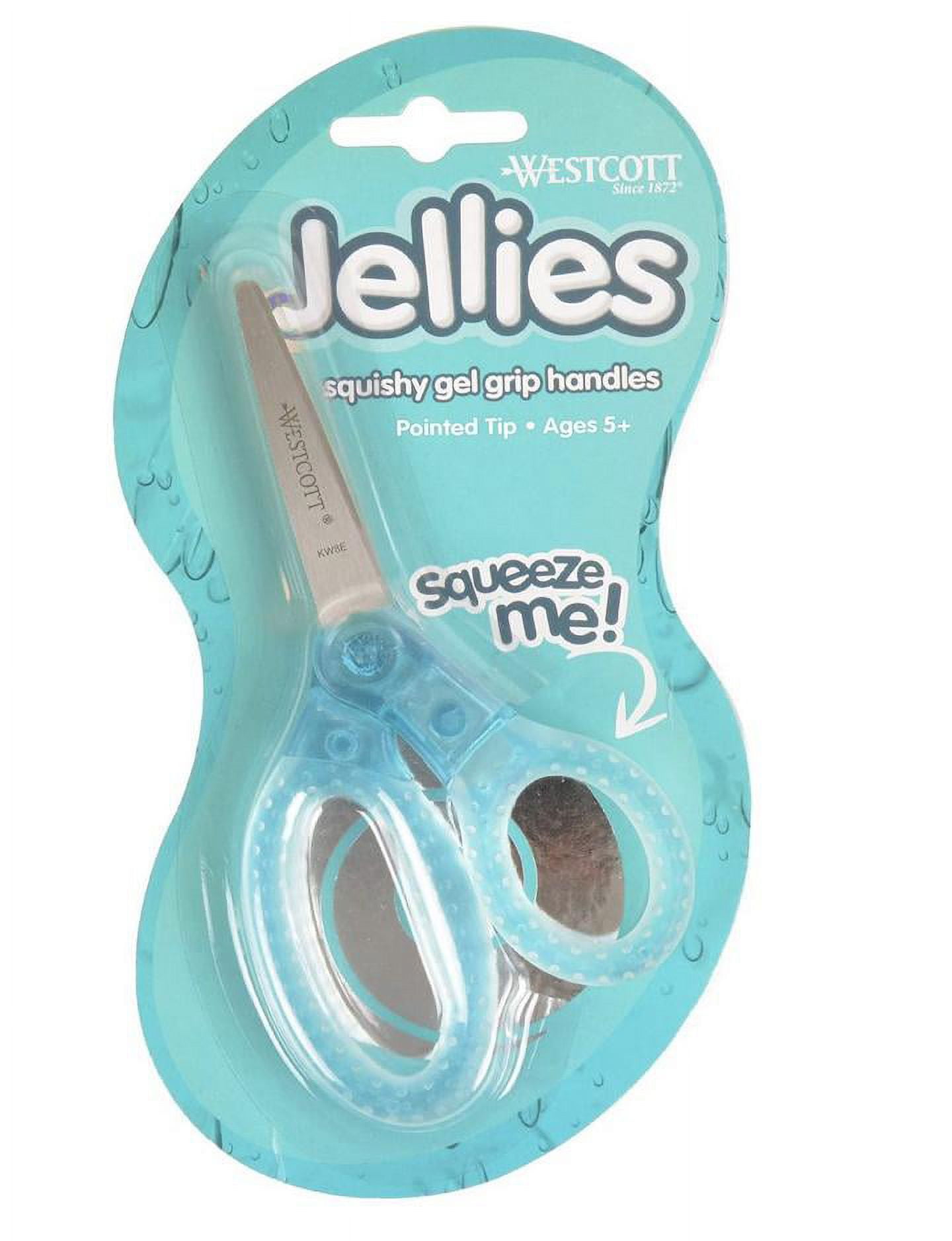 Westcott Jellies Student 5" Blunt Tip Scissors Aqua - Walmart.com