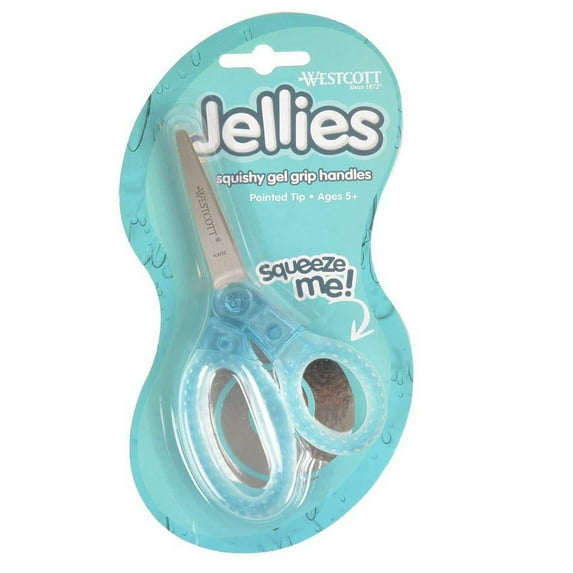 Westcott Jellies Student 5" Blunt Tip Scissors Aqua - Walmart.com