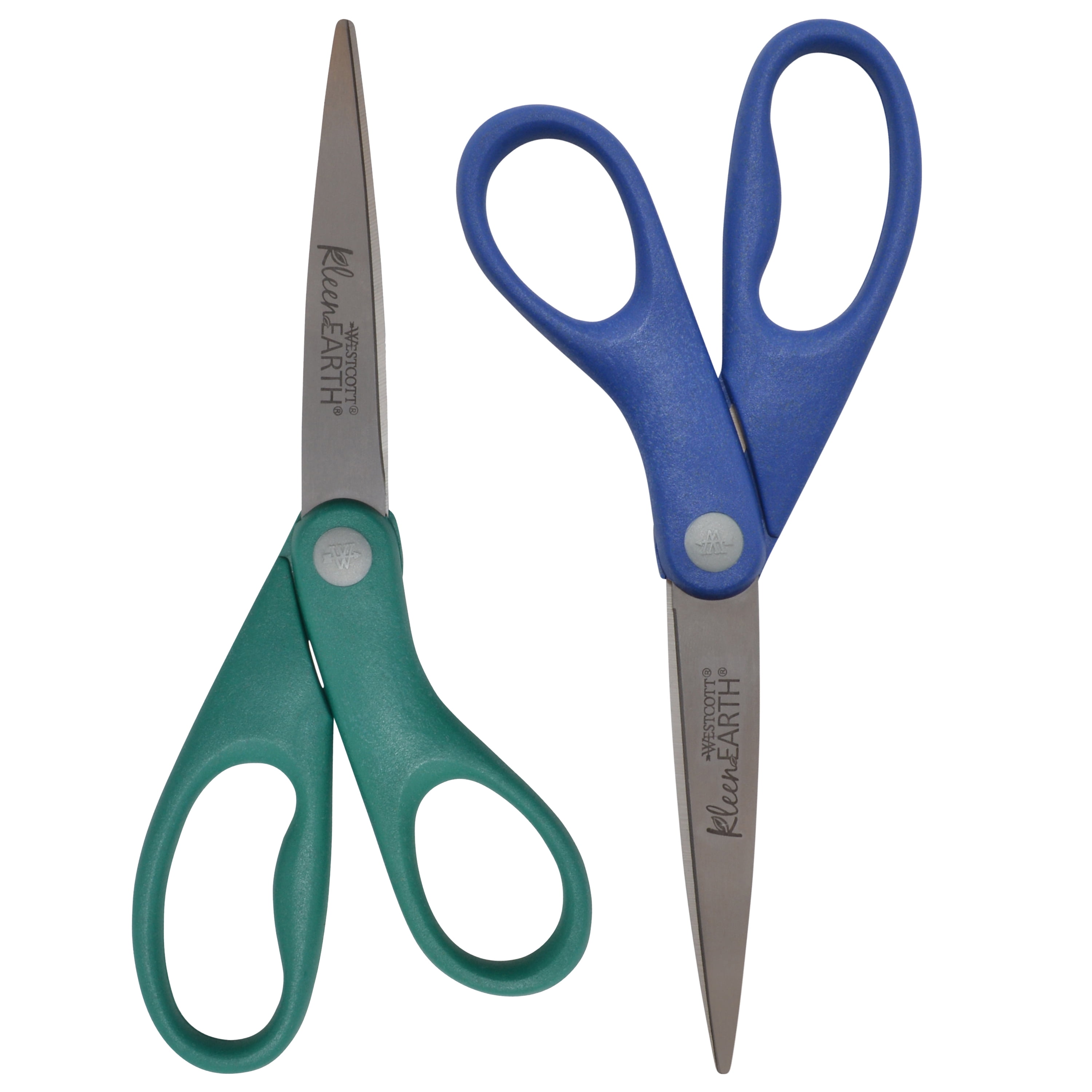 Westcott KleenEarth Recycled Scissors, for Office, Multi-Color, 2pk ...