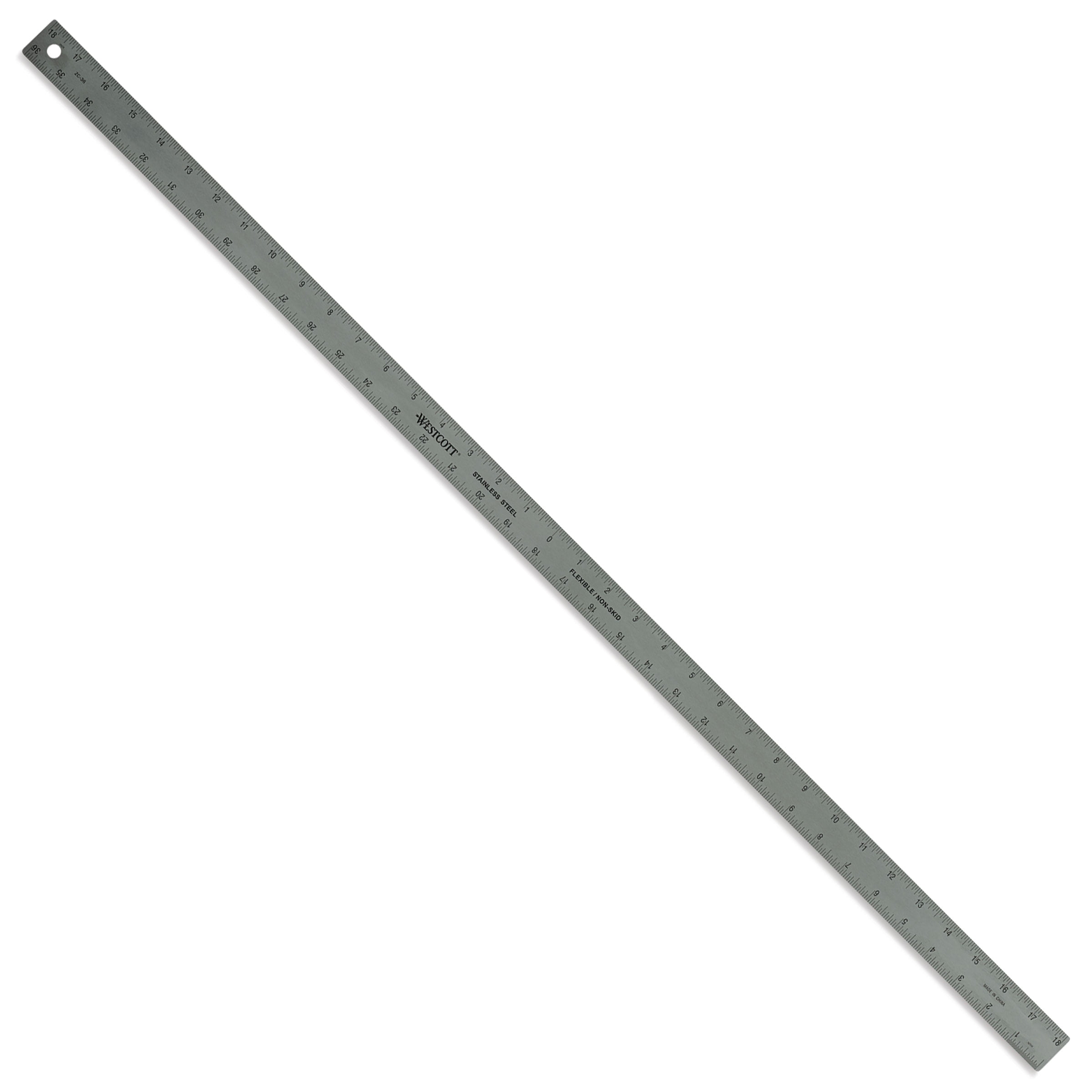 Westcott Metal Zero Centering Ruler - 36" - Walmart.com
