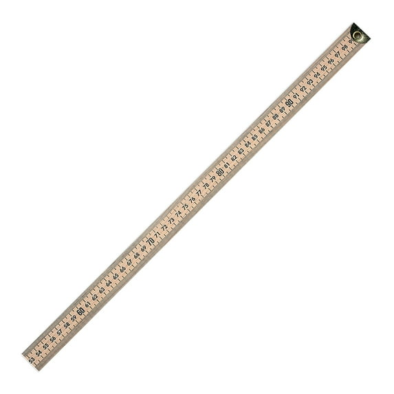 Westcott Math Teaching Tool: Meter Stick Ruler with Brass Ends and ...