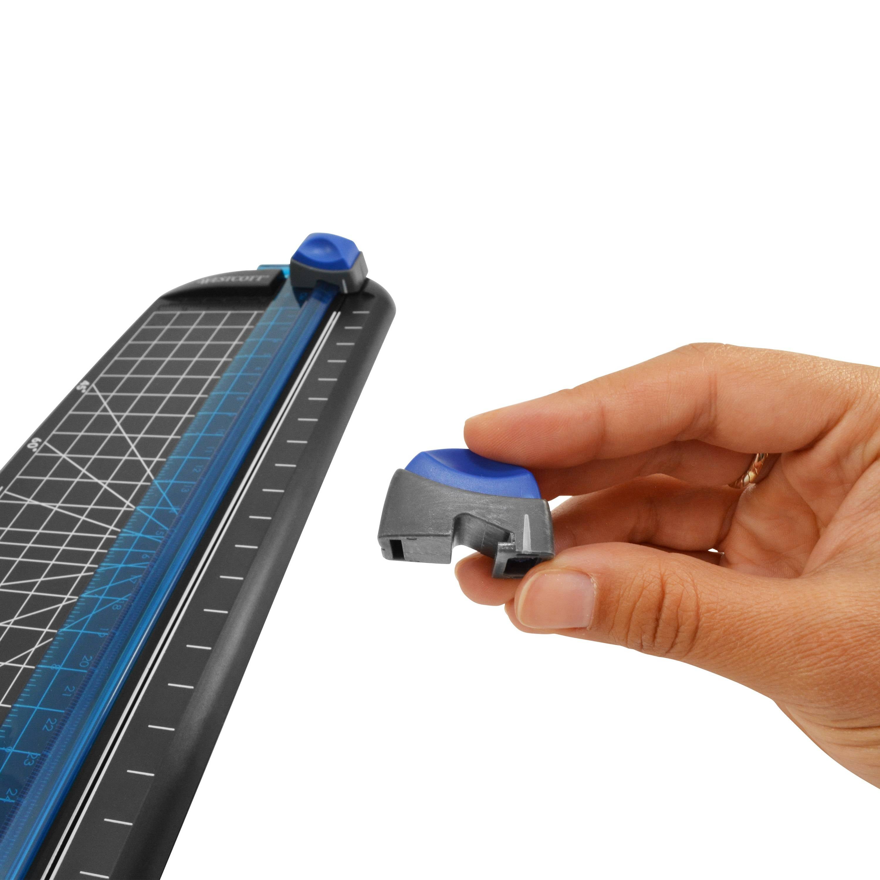 Westcott Multi-Purpose Personal Paper Trimmer, 12", Plastic, Black, 1 ...