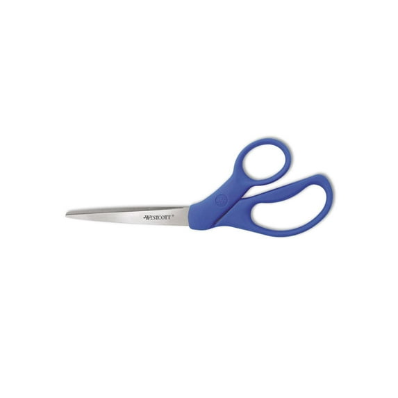 Westcott Preferred Line Stainless Steel Scissors, 8" Bent, Blue ...