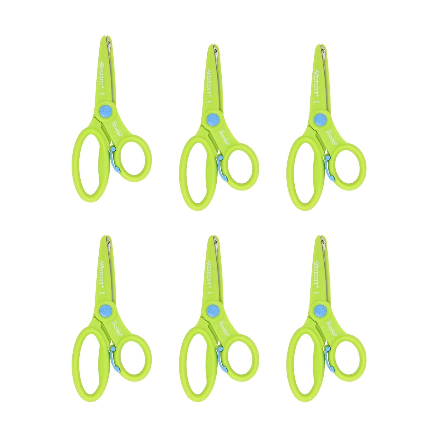 Westcott Preschool Training Scissors, 5in, Pack of 6 - Walmart.com