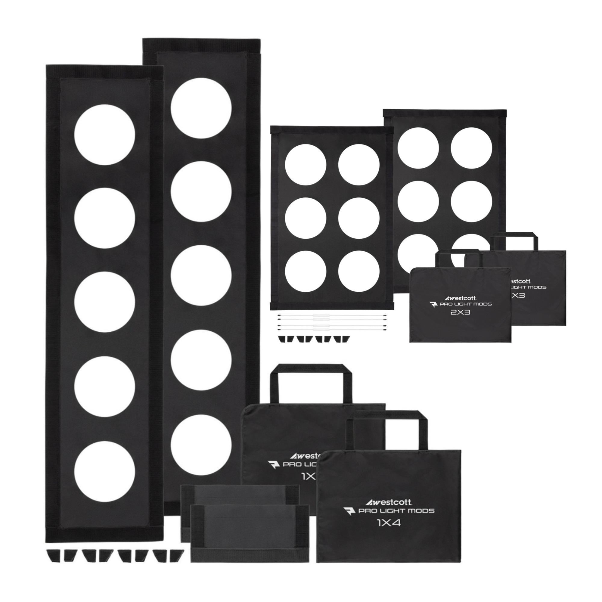 Westcott Pro Light Adjustable Corner System and 1.5-Inch Hook-And-Loop ...