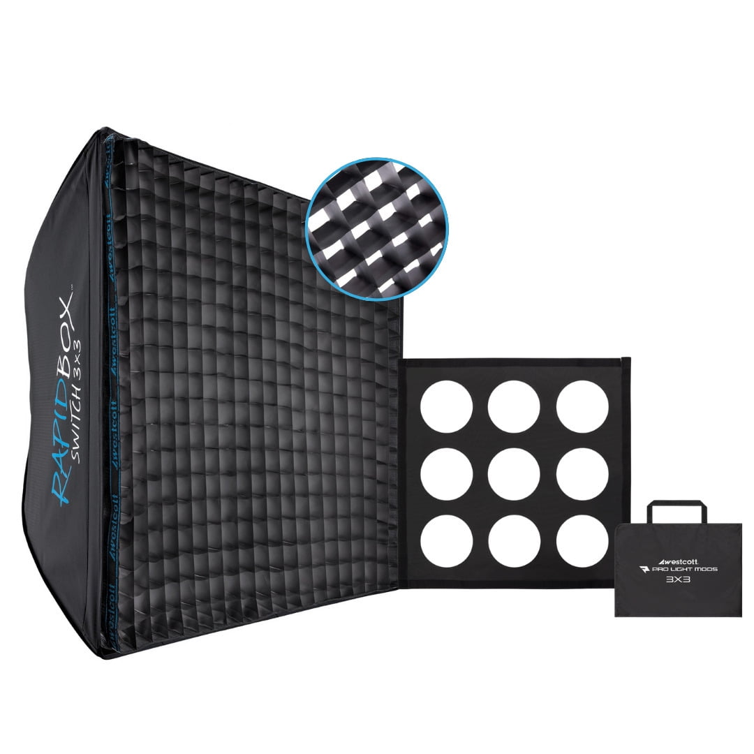 Westcott Rapid Box Collapsible Switch Modifier Softbox Bundle with Pro ...